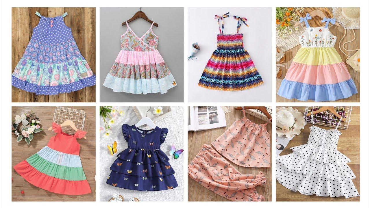 Beautiful frocks designs || printed & colourful frock ideas, summer ...