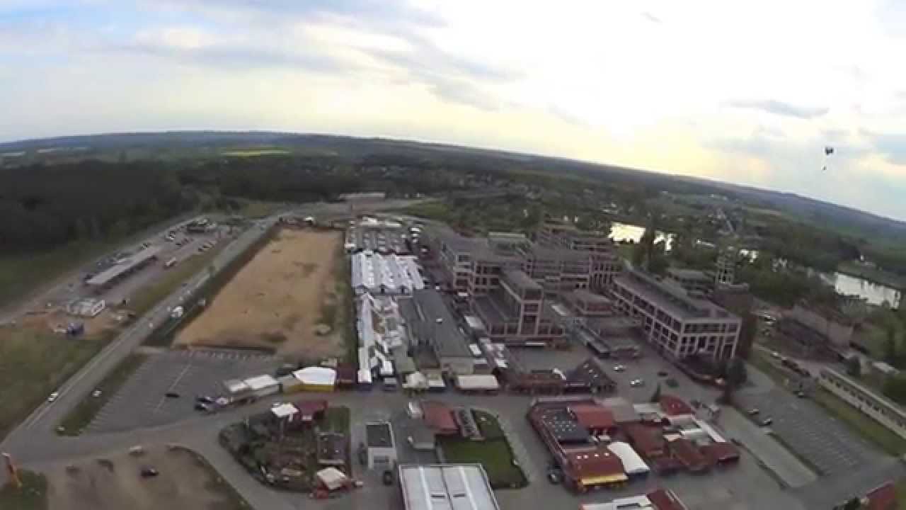 8.05 Polenmarkt hohenwutzen - Blick von einem Gleitschirm - YouTube