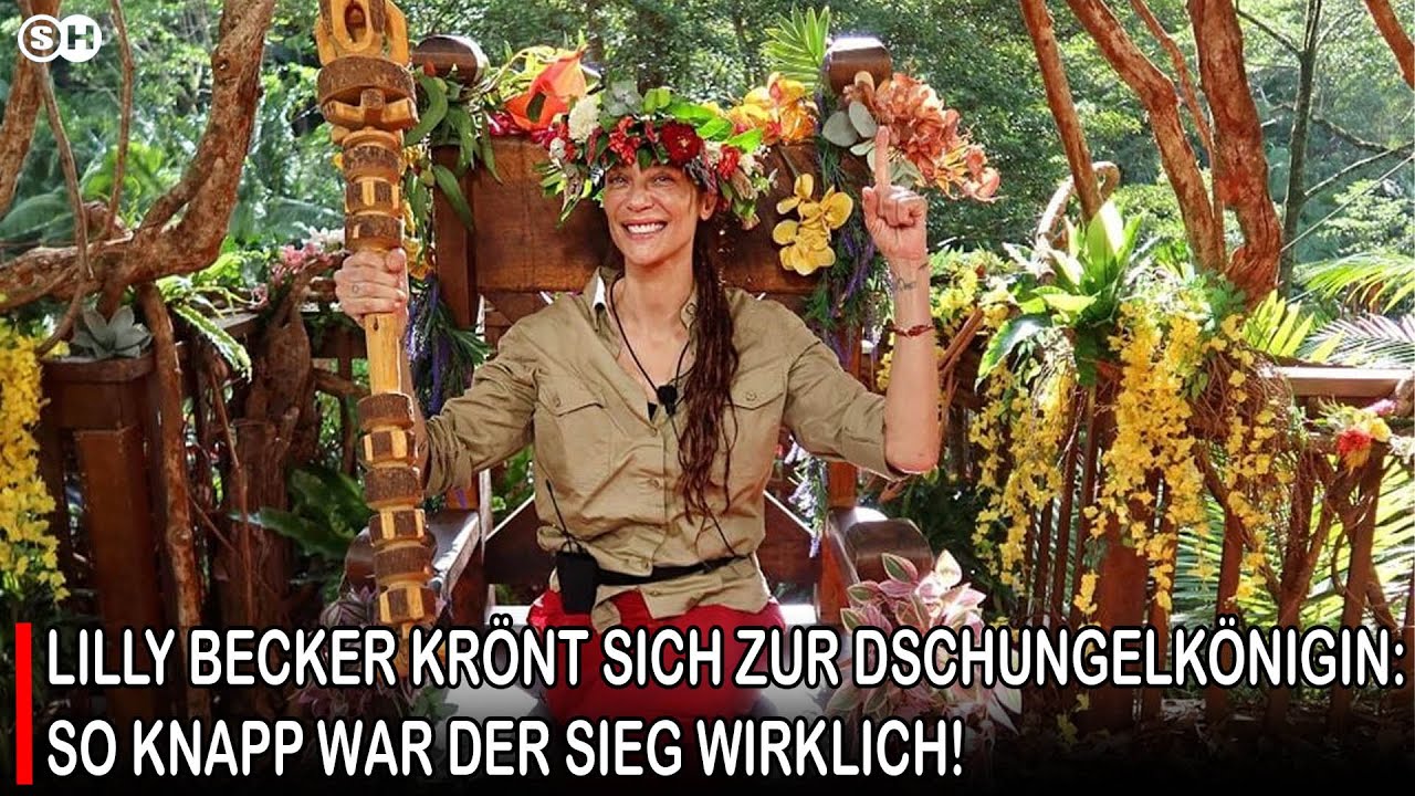 LILLY BECKER KRÖNT SICH ZUR DSCHUNGELKÖNIGIN: SO KNAPP WAR DER SIEG ...
