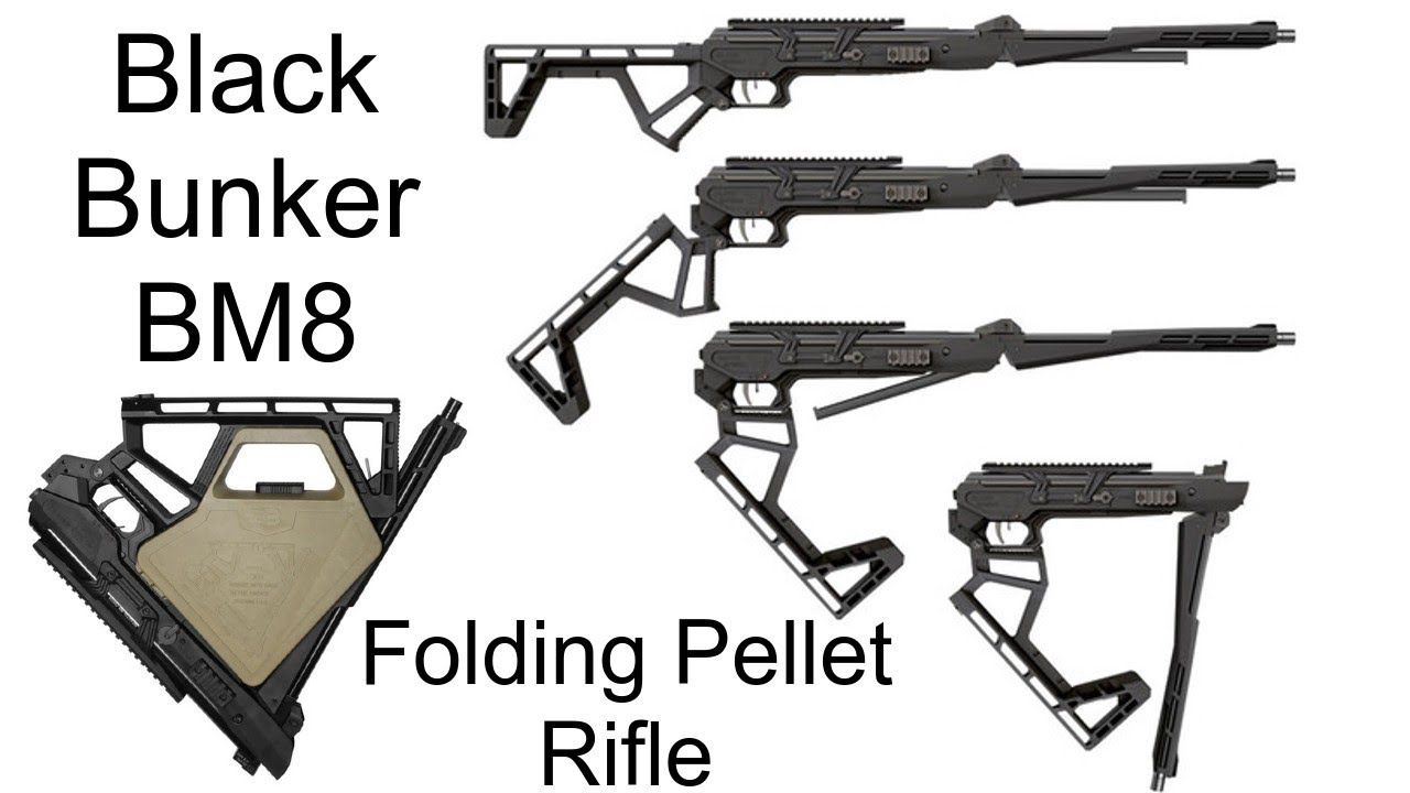 Black Bunker BM8 22 Pellet Rifle - Unboxing Only - YouTube
