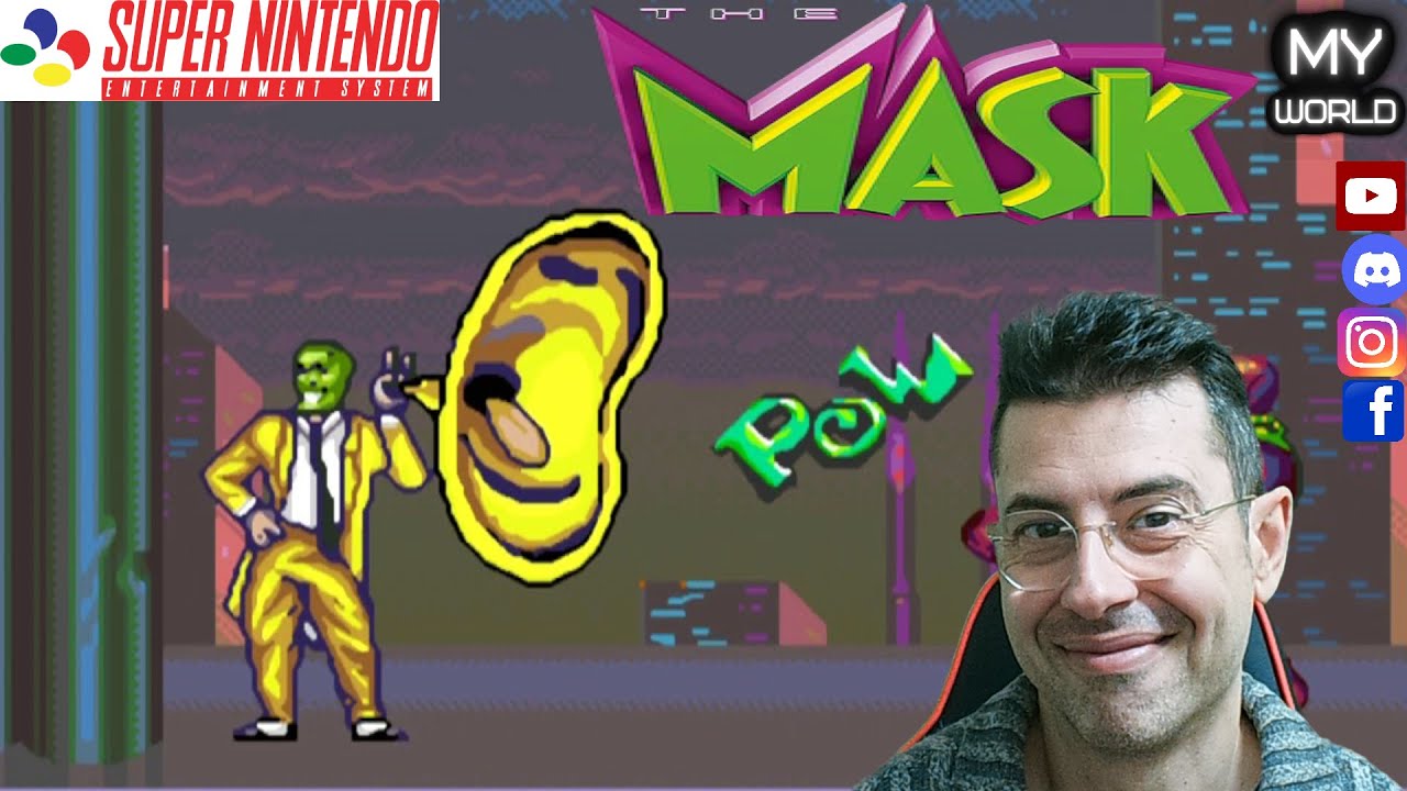 THE MASK (Super Nintendo - GIOCO COMPLETO) - Black Pearl Software ...