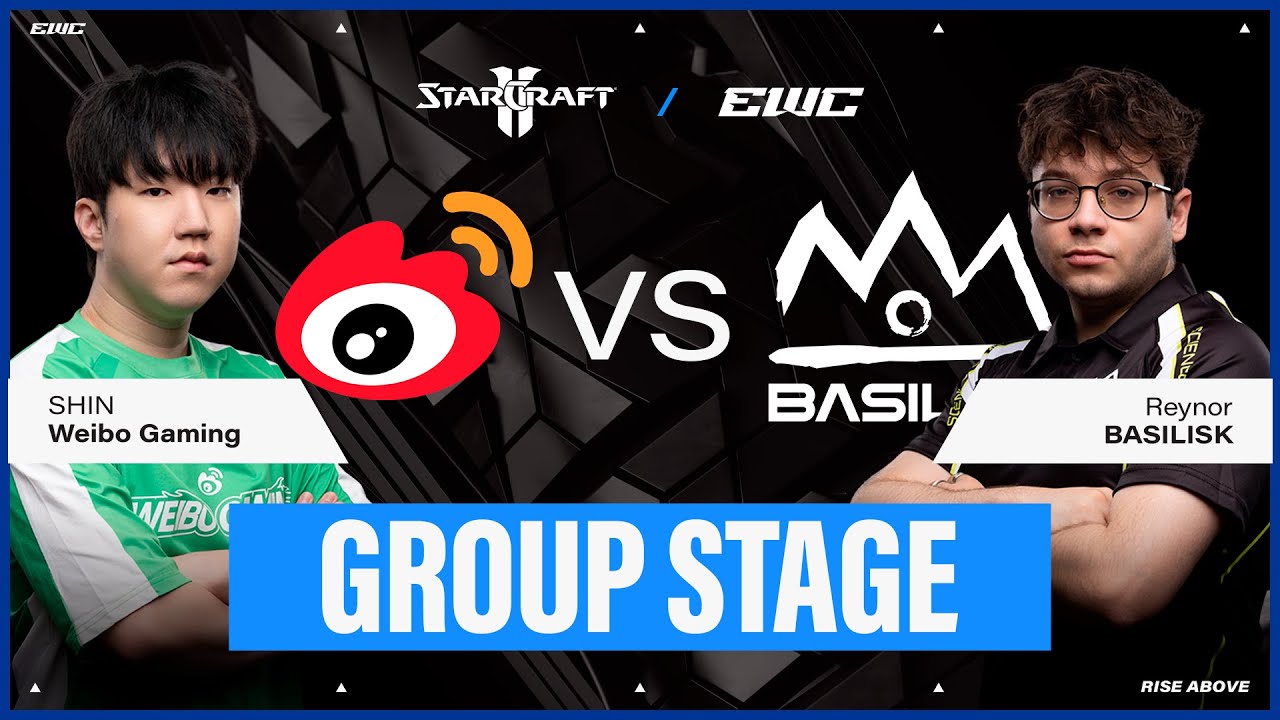 SHIN vs Reynor | StarCraft II at EWC 25 - Day 1 - Group Stage - YouTube