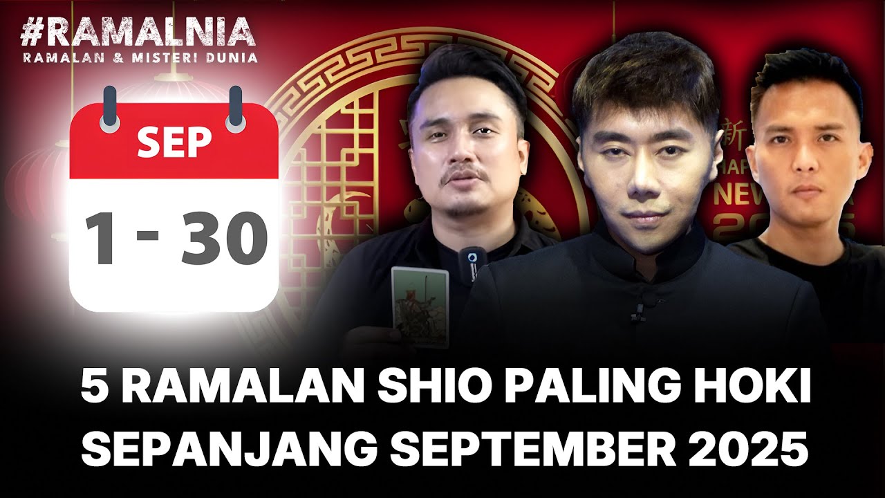 5 RAMALAN SHIO PALING HOKI DI SEPANJANG BULAN SEPTEMBER 2025 !! RAIH ...