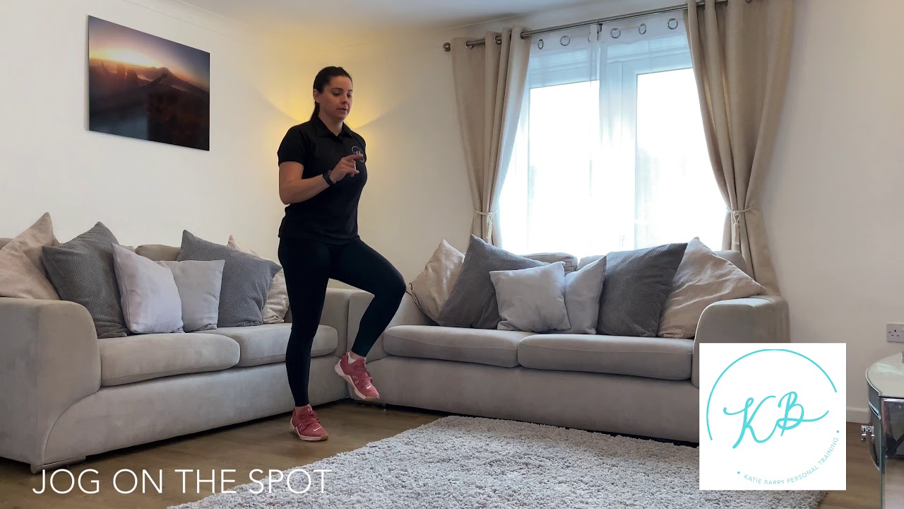 Jog On The Spot - Home workout guide demonstration - YouTube