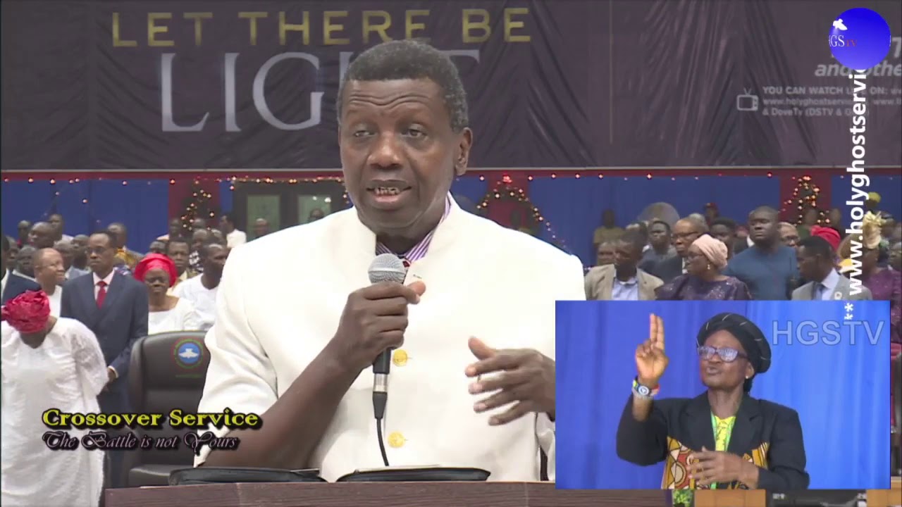 PASTOR E.A ADEBOYE SERMON 2019 - 2020 CROSSOVER SERVICE | THE BATTLE IS ...