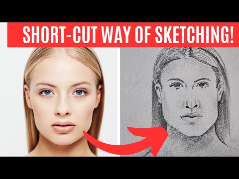 How to Draw a Face Proportion Using Rule of Thirds. #faceproportion ...