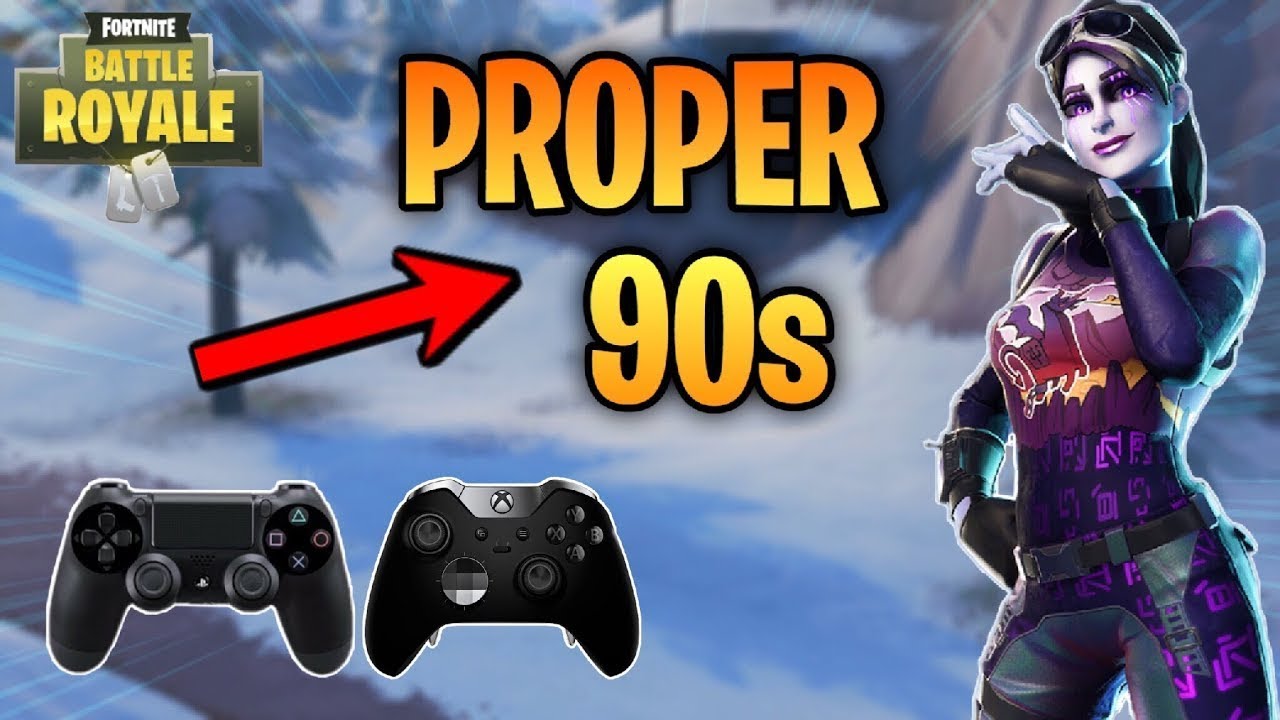Fortnite Fastest 90s On Controller! (Season 9) - YouTube