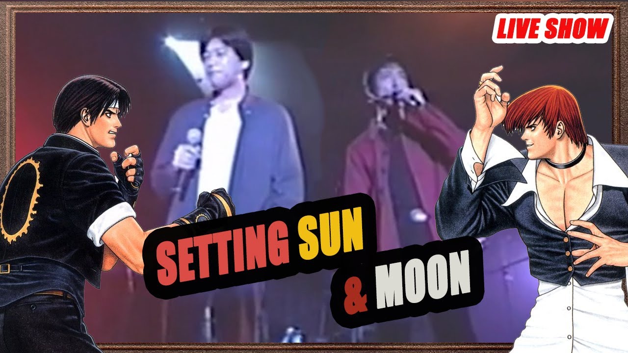 Kyo and Iori Live Performance: Setting Sun and Moon KOF Song - ENG subs ...