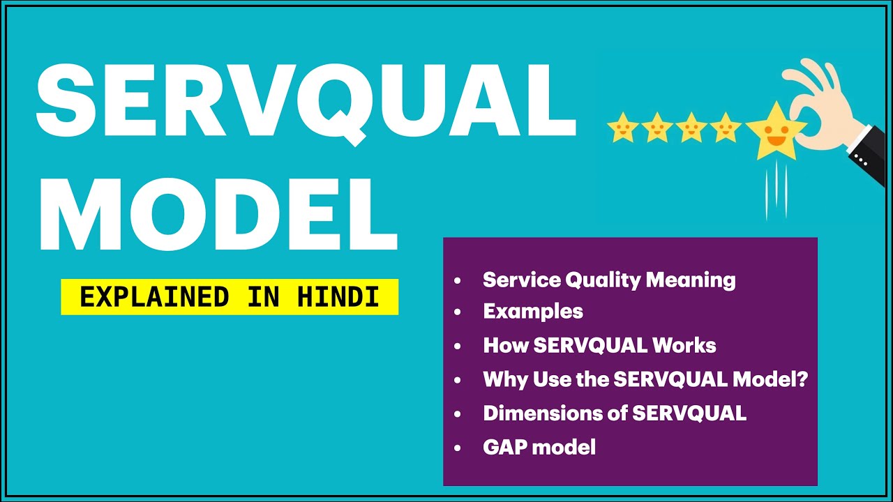 SERVQUAL MODEL EXPLAINED in Hindi | Meaning, Examples, Use, Application ...