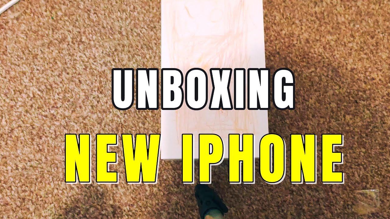 UNBOXING NEW IPHONE - YouTube
