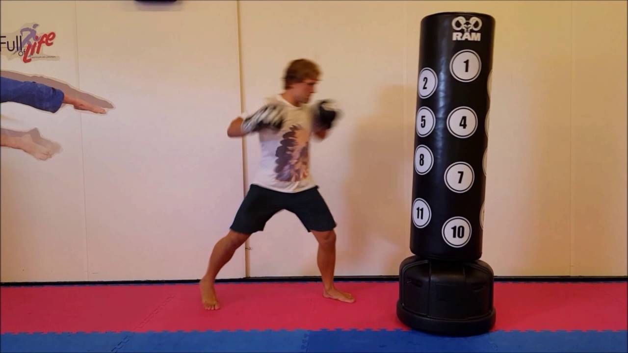 RAM O XL bokspaal - staande bokszak review | Ram Fighting Gear - YouTube