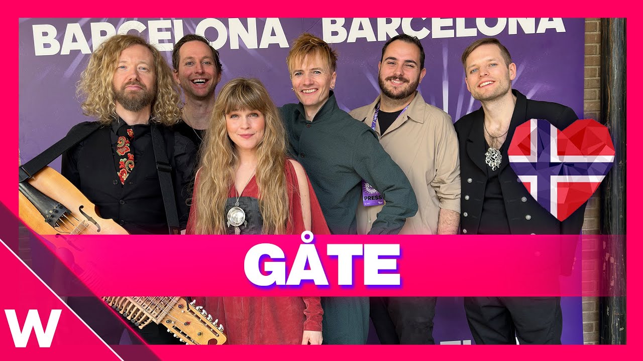 🇳🇴Gåte “Ulveham” | Barcelona Eurovision Party 2024 interview | Norway ...