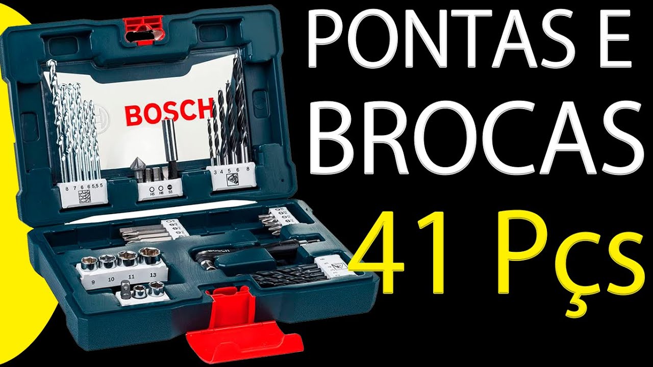 kit Brocas bosch - Jogo de Brocas bosch - kit brocas Bosch 41 Peças V ...