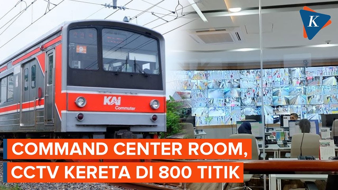 Mengintip Command Center Room KAI Commuter, Ada CCTV di 800 Titik - YouTube