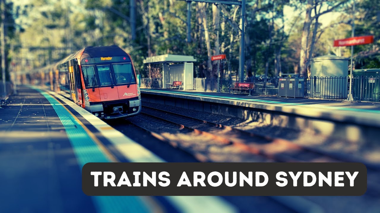 Sydney Trains Mania- Trains around Sydney - YouTube