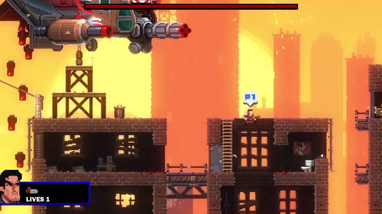 Broforce Helicockter boss fight - YouTube