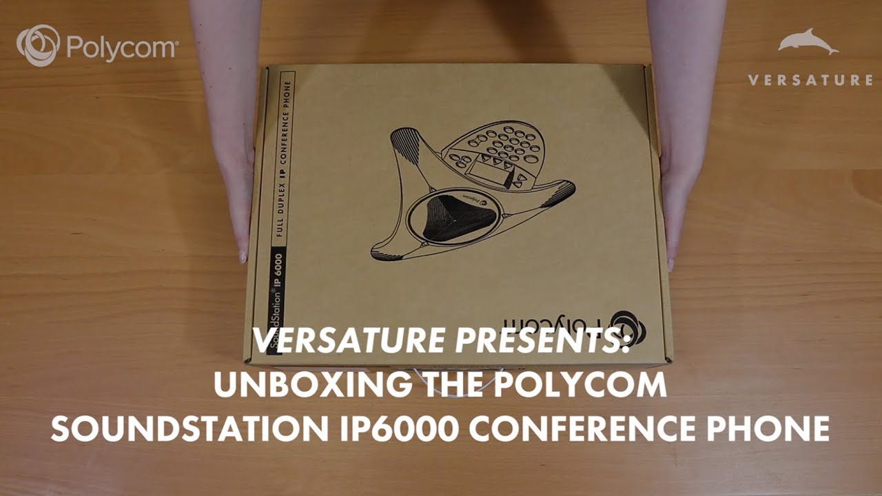 Unboxing the Polycom Soundstation IP6000 Conference Phone - YouTube