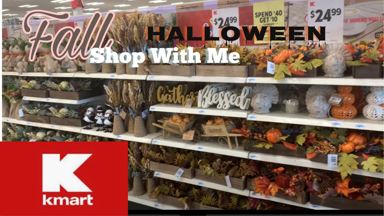 Kmart Shop With Me Halloween 🎃 and Fall 🍁 Decorations - YouTube