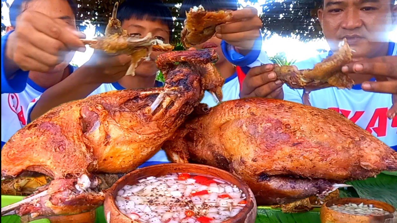 OUTDOOR COOKING/SRISPY FRIED CULL NA MANOK. - YouTube