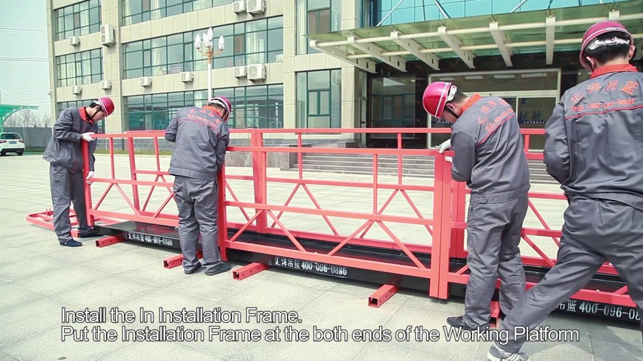 Installation Video of ZLP630 ZLP800 Suspended Platform-English - YouTube