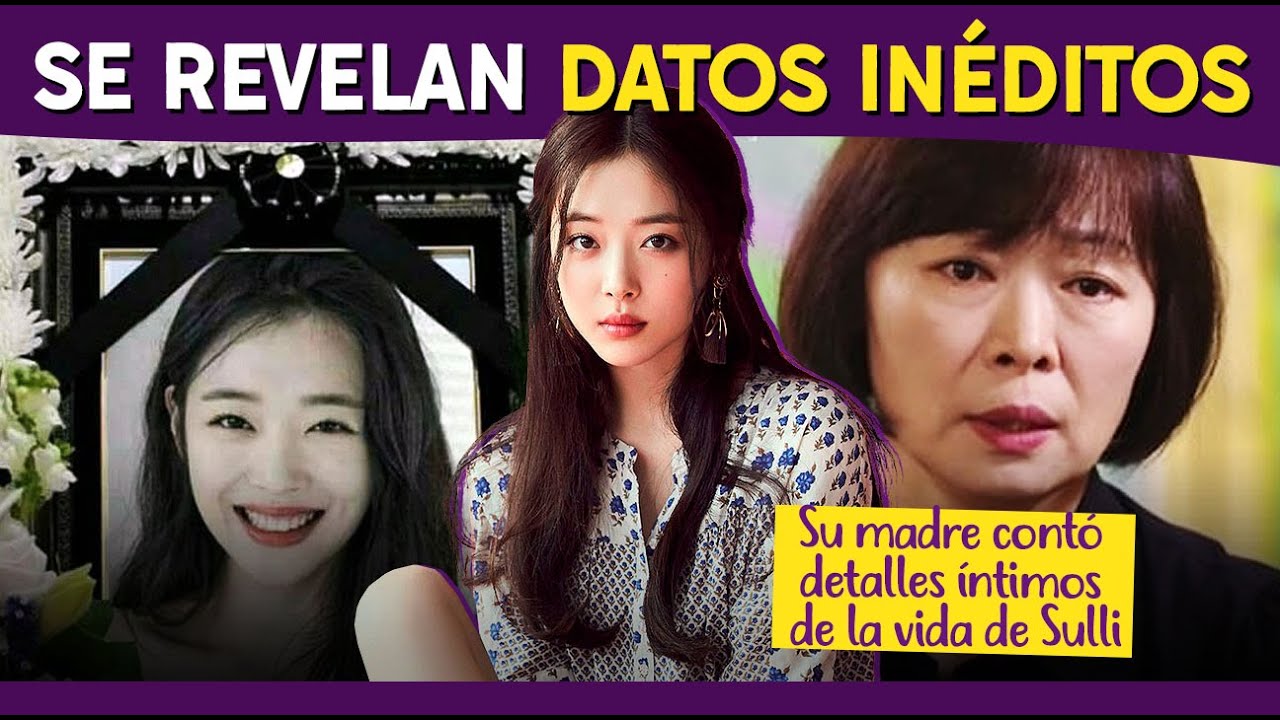 La HISTORIA detrás de la MUERTE de SULLI: revelan DATOS INÉDITOS - YouTube