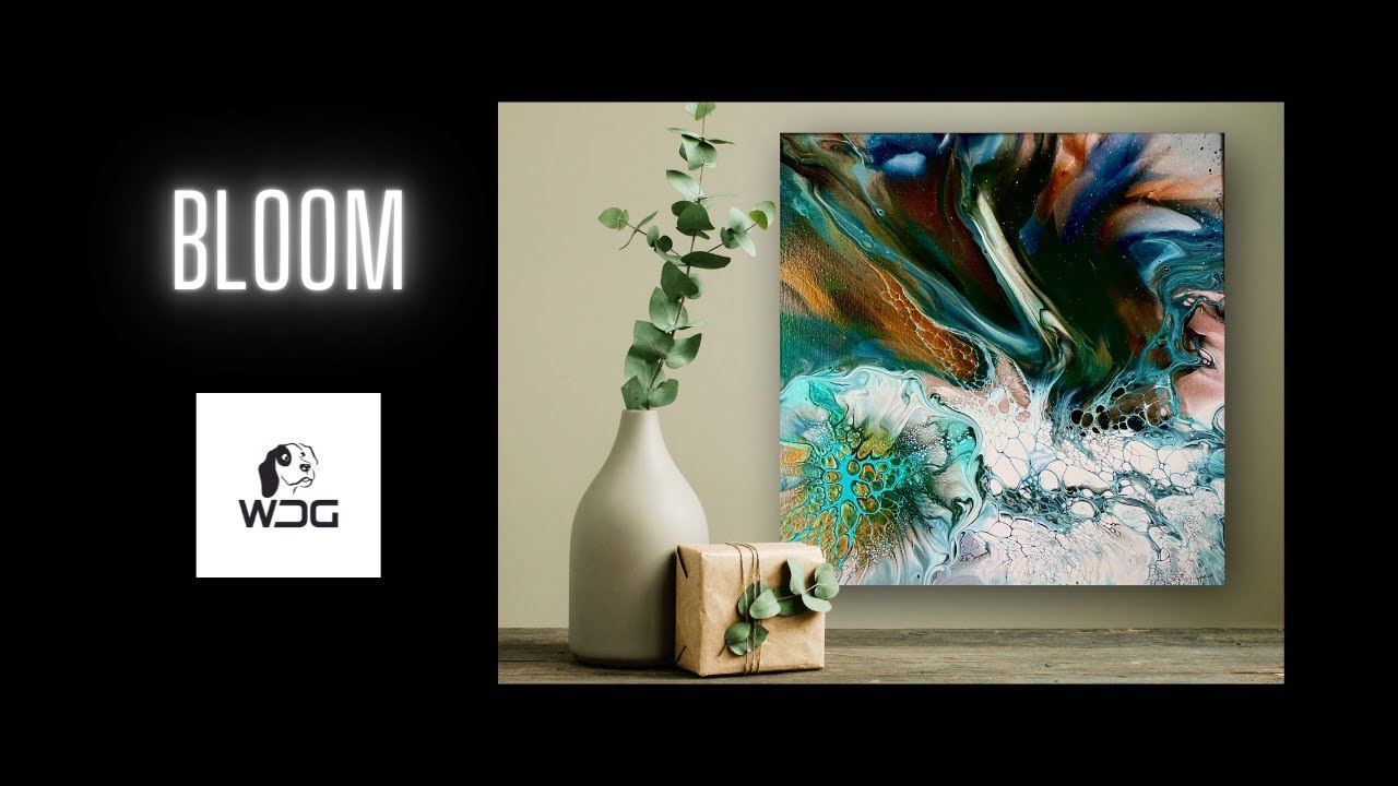 Bloom Technique using ColourArte Pigments | Acrylic Pouring | Shelee ...
