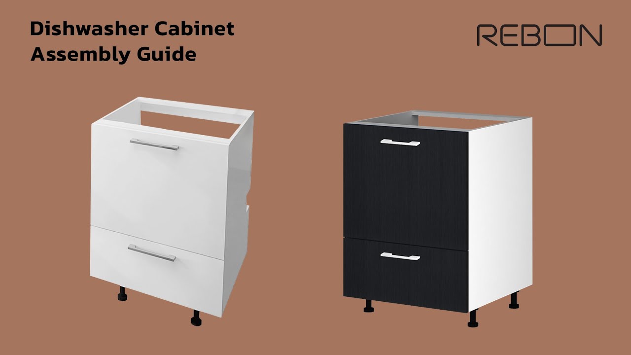 Dishwasher Cabinet Assembly Guide - YouTube