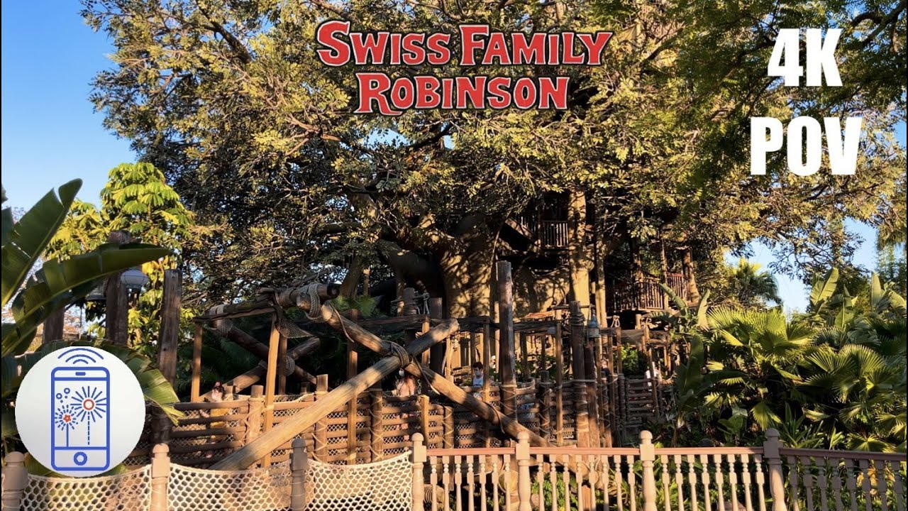 Swiss Family Robinson Tree House Full Walkthrough 4K POV Walt Disney ...