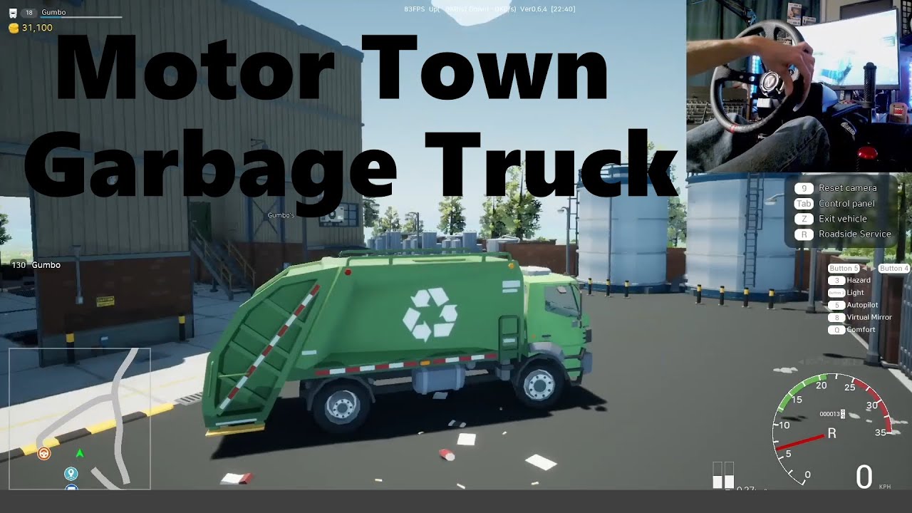 Motor Town Behind The Wheel - Garbage Truck Missions - YouTube