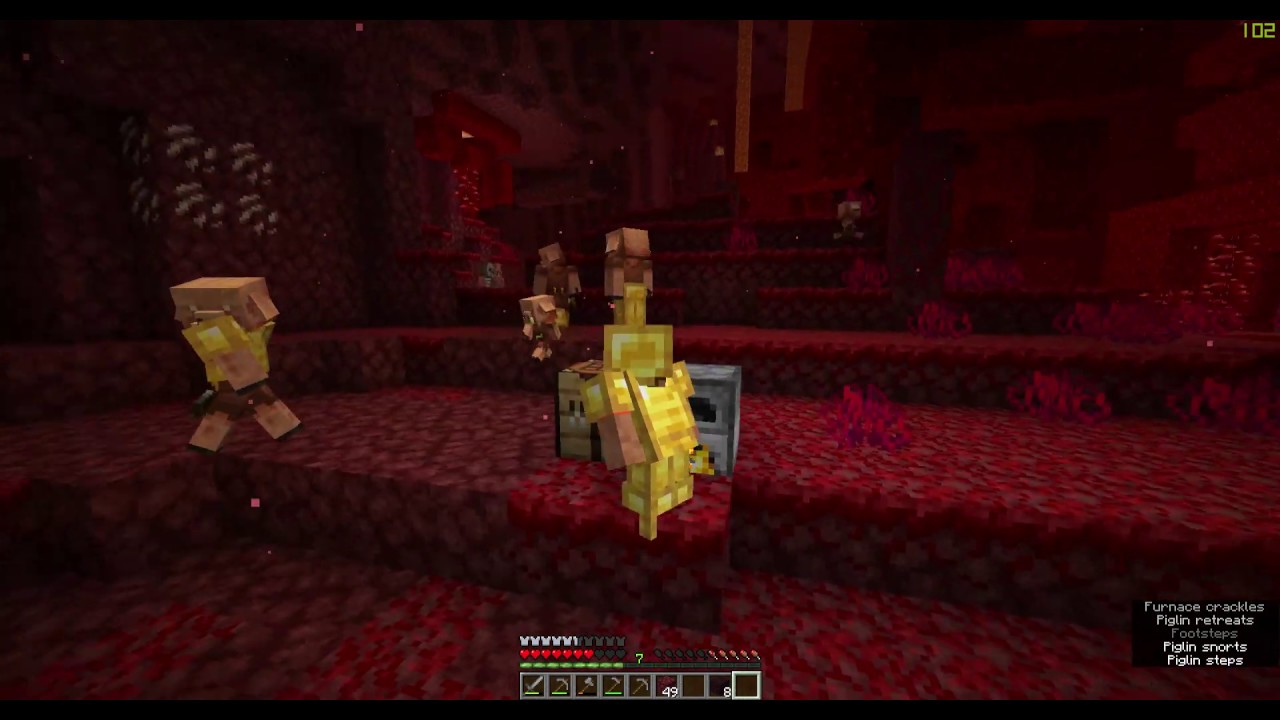 Minecraft nether survival #3: Trading - YouTube