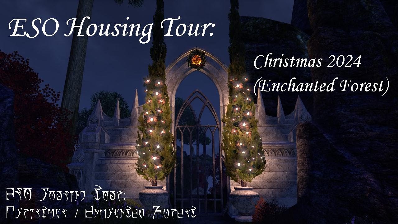 Christmas House 2024 - The Enchanted Forest - ESO Housing Tours - YouTube