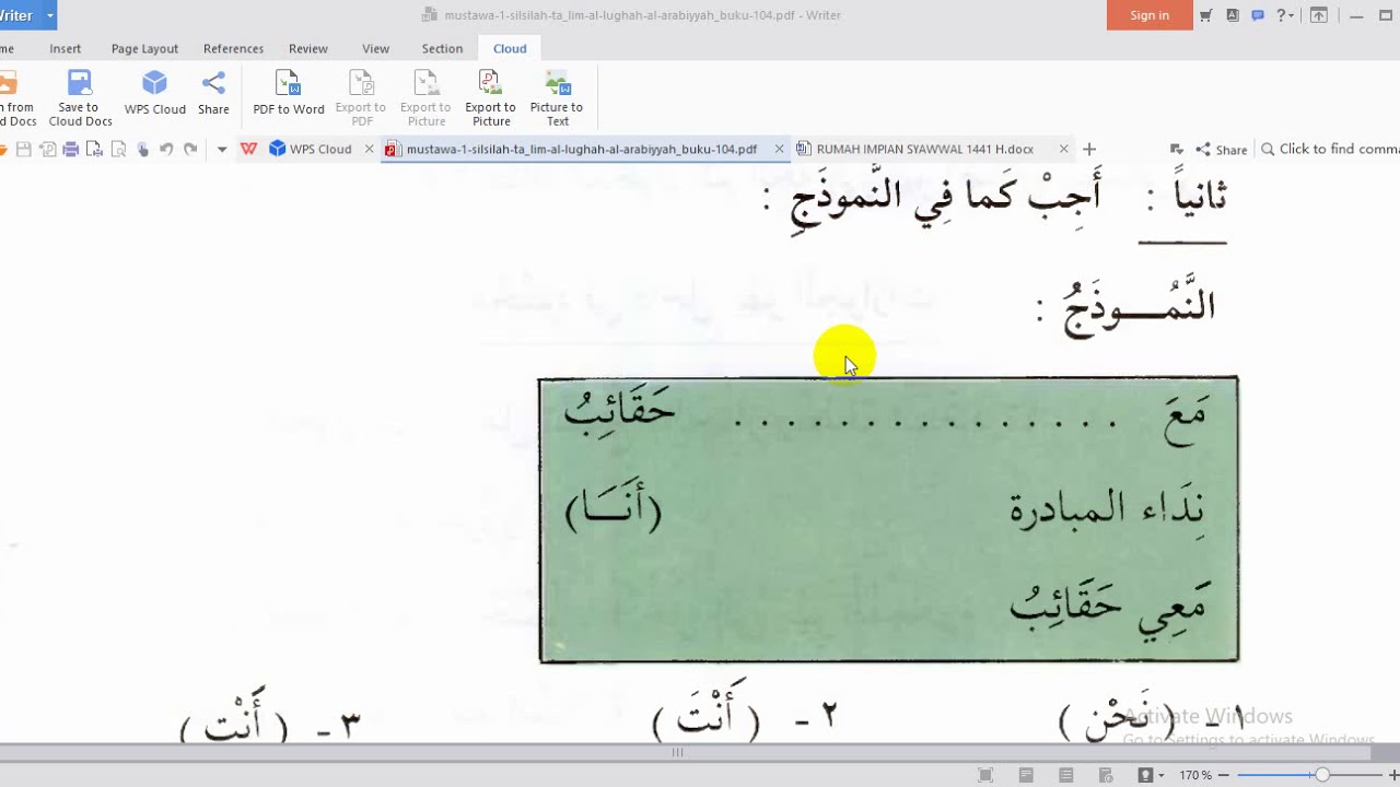 Belajar Bahasa Arab Ala Modern Dars 3 (Part 3) - YouTube