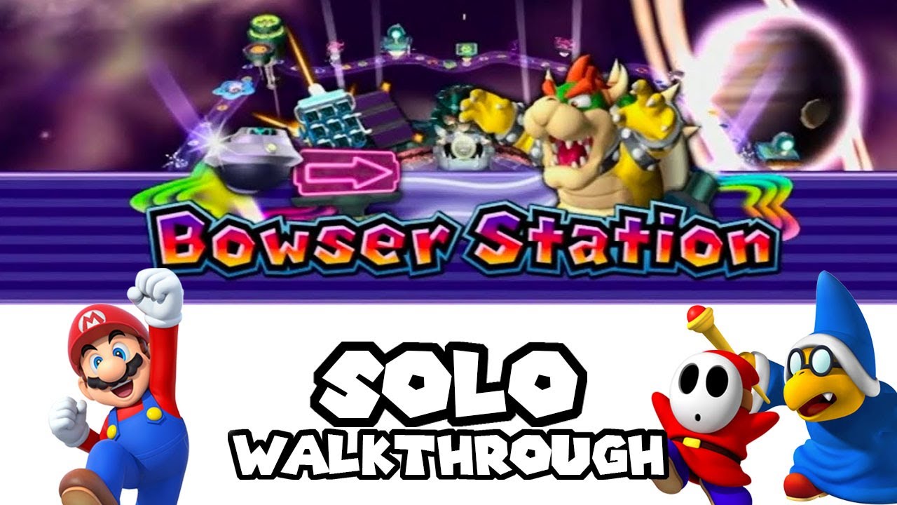 Mario Party 9 (Solo walkthrough) - Bowser Station | nintendo wii ...