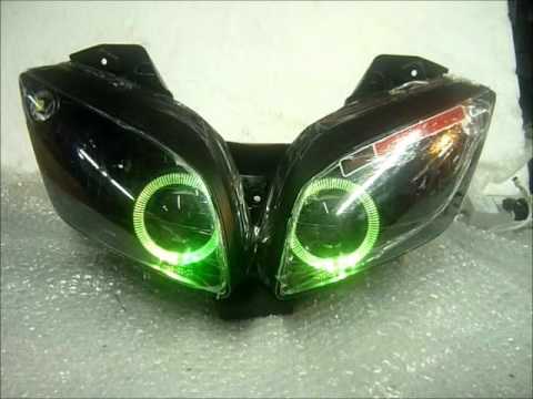 V64 R1 Style Multifuntion Remote operated Angel Eyes Projector ...