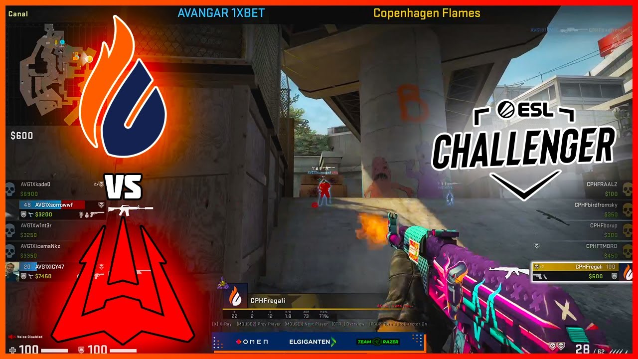 Copenhagen Flames vs AVANGAR | ESL Challenger Rotterdam 2022 - EU QUAL ...