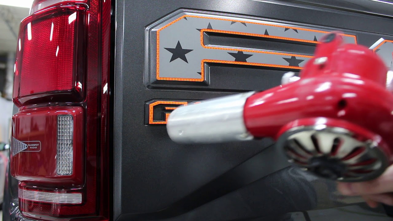 GEN 2 RAPTOR F 150 badge overlay install - YouTube