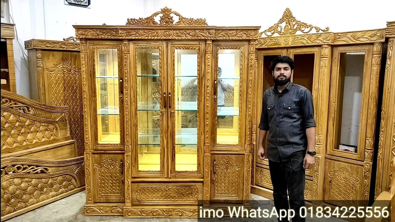 স্মার্ট ওয়াল শোকেস ডিজাইন দেখুন আমাদের নিউ মডেল ফার্নিচারে।। Wall ...