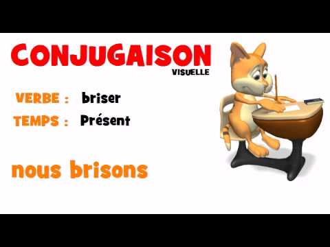 FRENCH VERB = briser = Présent - YouTube