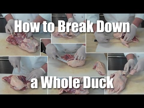 How To Break Down (Butcher) A Whole Duck