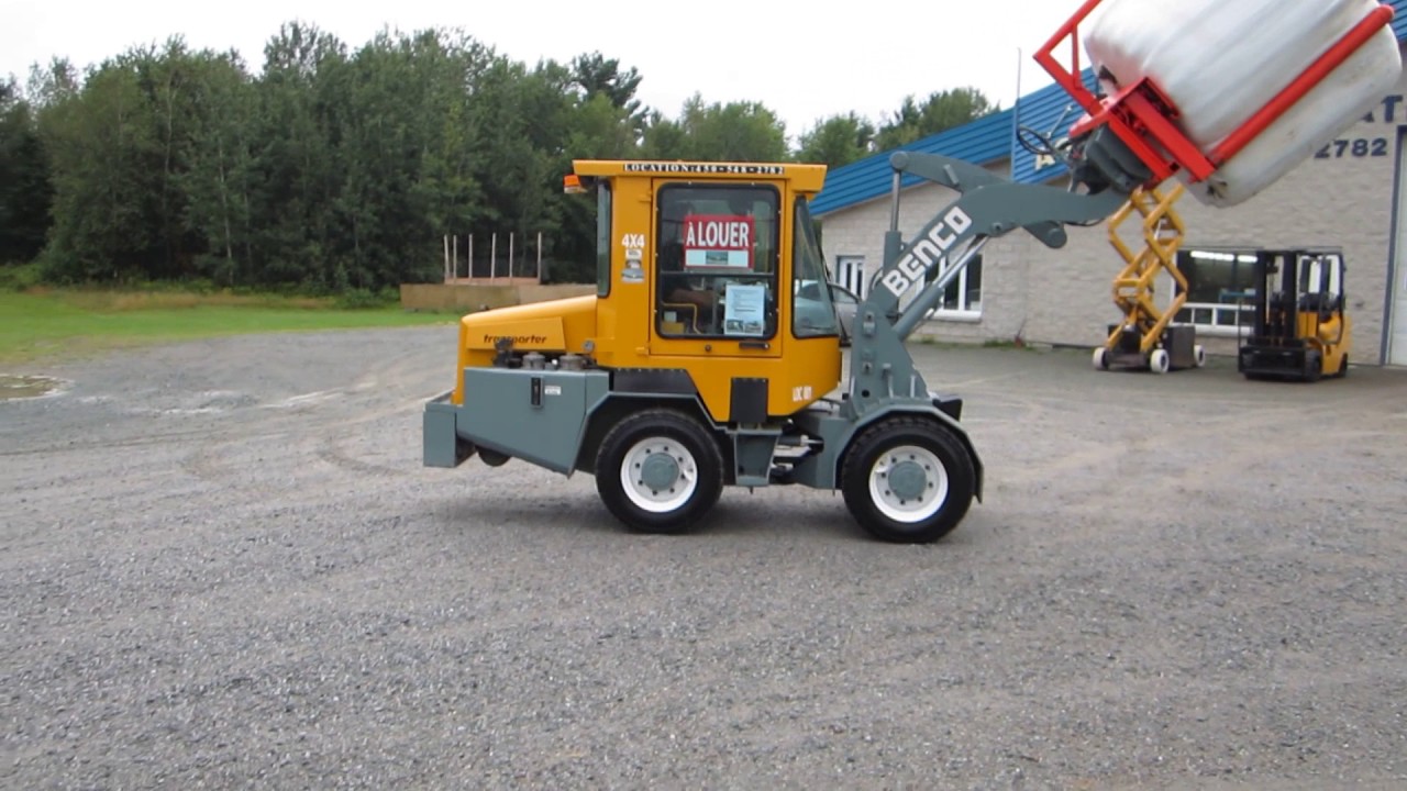 Copie de Mini chargeur Benco, Tracteur utilitaire TU900 4x4. Chargeuse ...