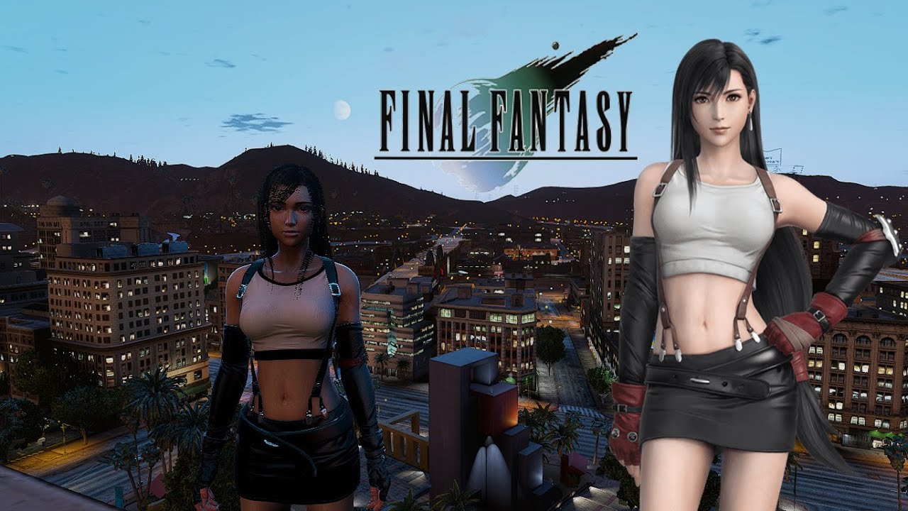 GTA V Final Fantasy Mod Tifa Lockhart's Voice JP - YouTube