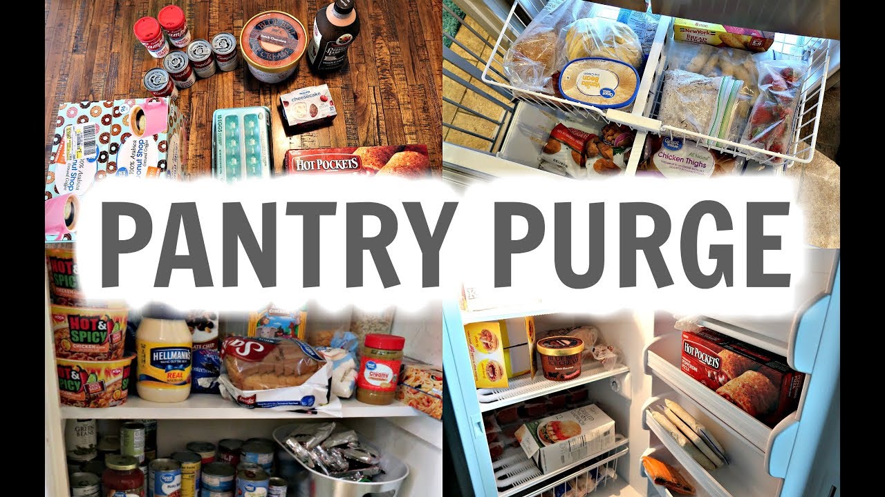 PANTRY PURGE + SMALL HAUL & MEAL PLAN - YouTube