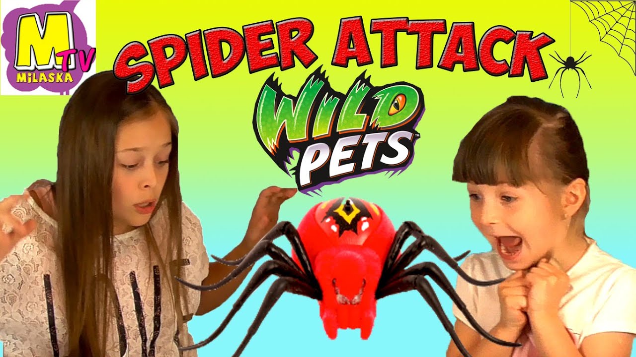 Spider Attack Интерактивная игрушка для детей Паук Атакует Spider Wild ...