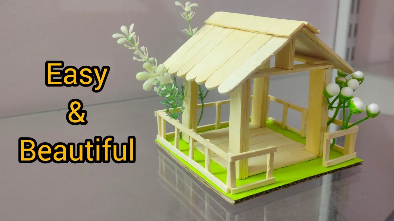 DIY Candy Stick Craft / House / Gagebo - YouTube