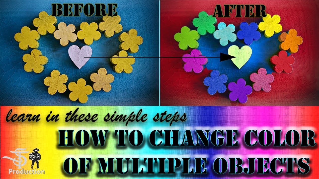 HOW TO CHANGE COLOR OF MULTIPLE OBJECTS WITH SIMPLE STEPS WITH THE HOW TO CHANGE COLOR OF MULTIPLE OBJECTS WITH SIMPLE STEPS WITH THE