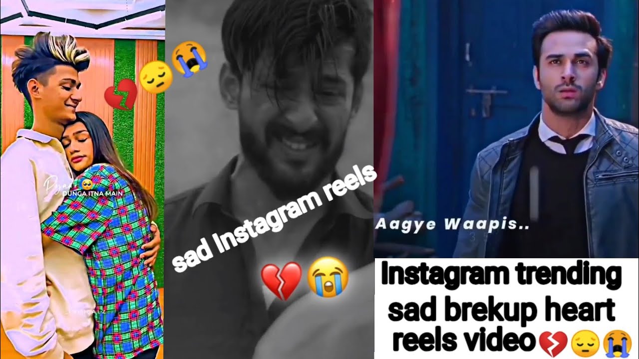 Instagram trending sad brekup heart reels video 💔😔 sad #whatsappstatus ...