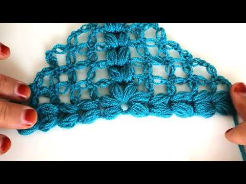 KOLAY TIĞ İŞİ ŞAL  MODELİ  * BİR GÜNDE BİTEN  ÇEYİZLİK ŞAL MODELİ  YAPIMI * HOW TO CROCHET EASY