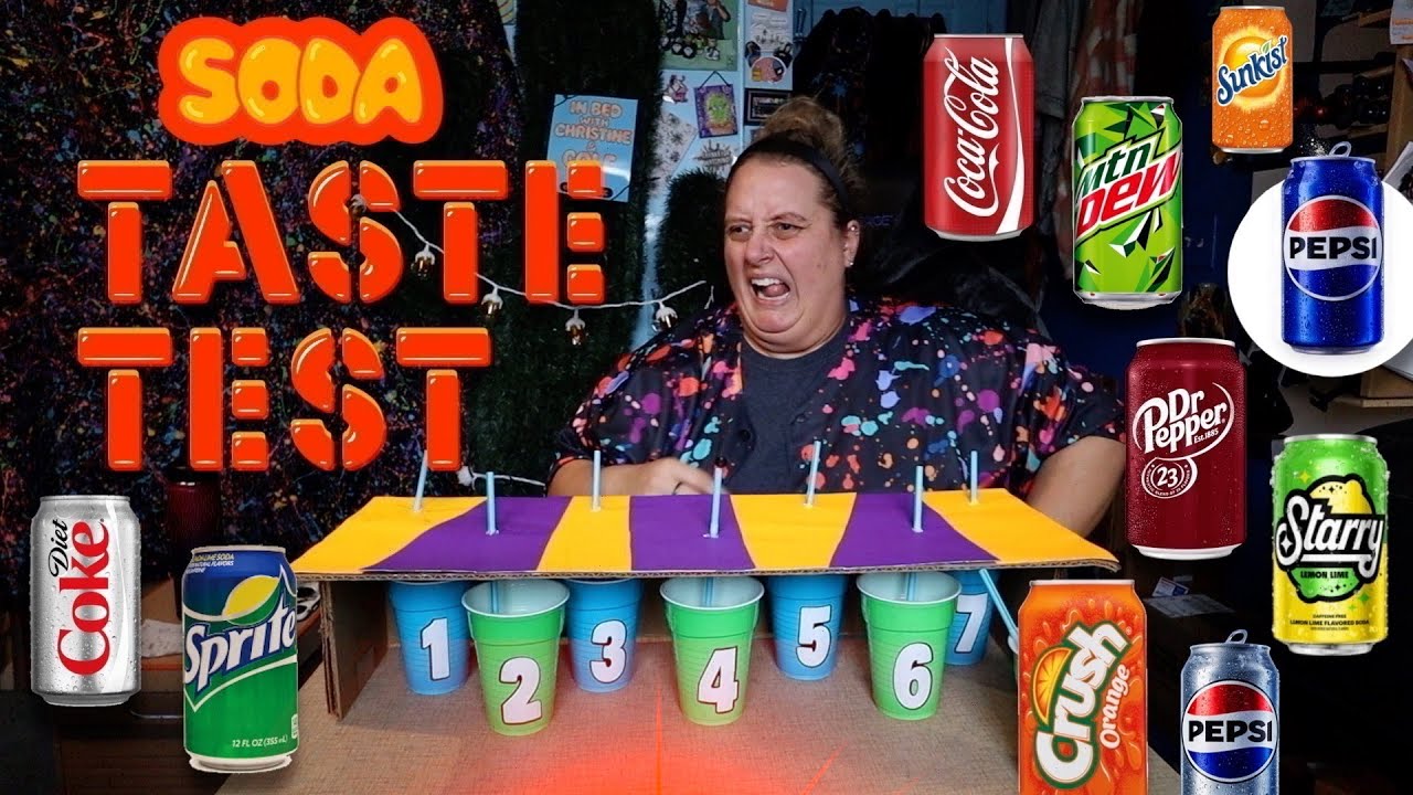 Blind Soda Taste Test Challenge (From Someone Who Doesn't Drink It ...