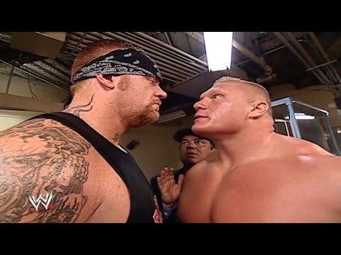 Bradshaw Regains The Hardcore Title + Brock Lesnar Confronts The Undertaker! 7/15/2002