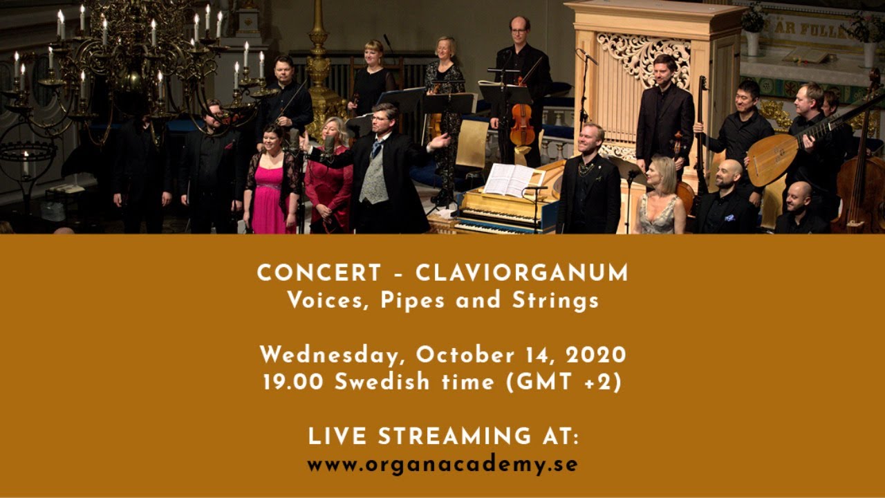 CONCERT - Claviorganum - Voices, Pipes & String - Oct 14, 2020 at 19:00 ...